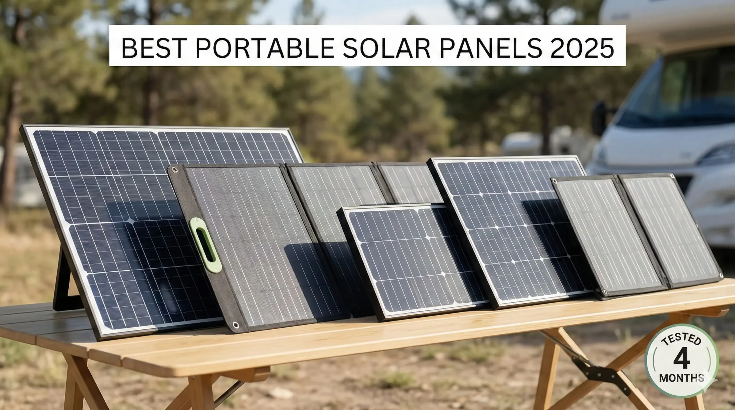 5 Best Portable Solar Panels for RV & Camping 2025 (Tested) - Gridova ...